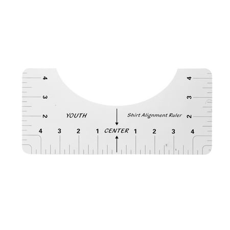 T-Shirt Alignment Ruler Round Neck Craft Center T-Shirt Alignment Ruler ...