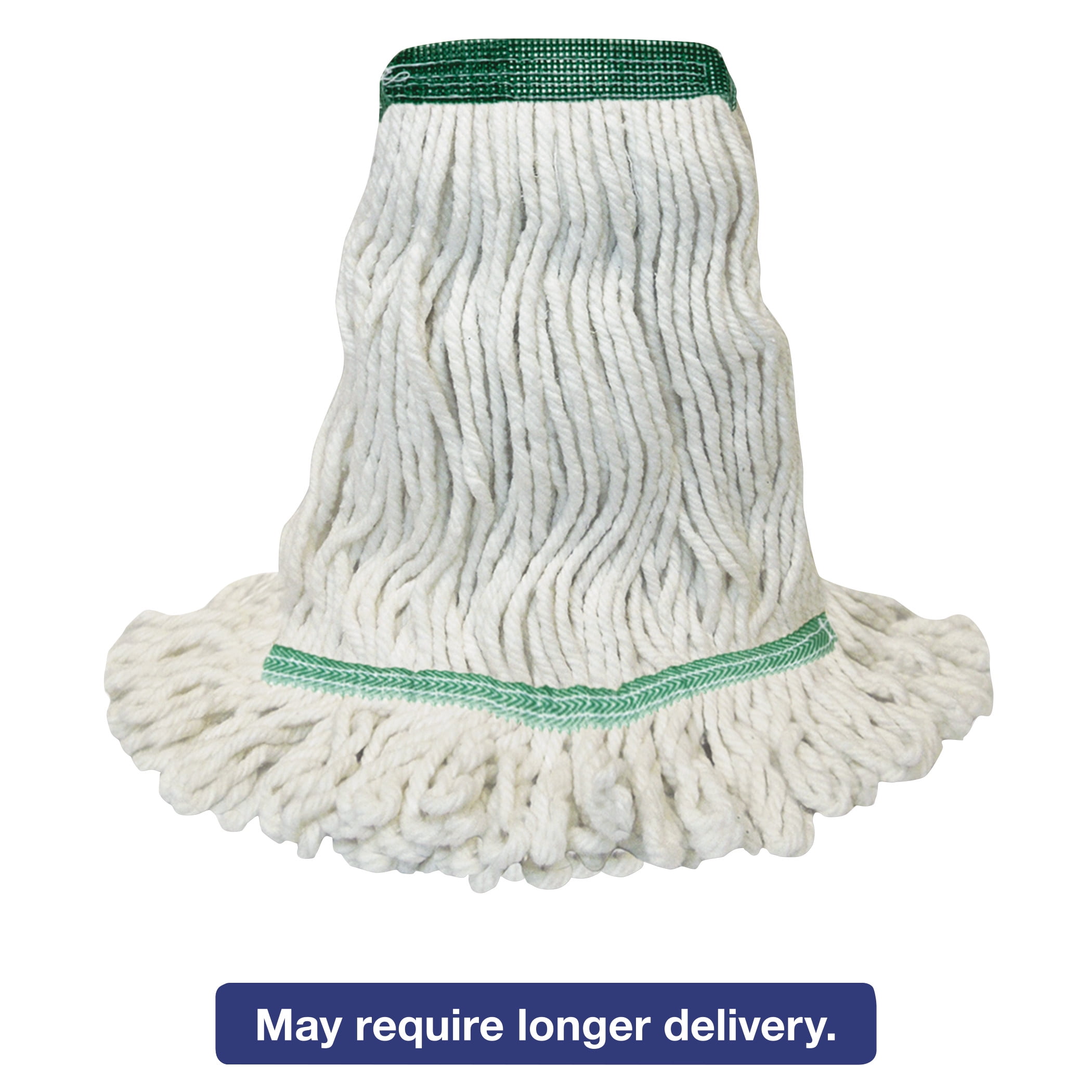 Boardwalk Mop Head, Premium Standard Head, Cotton/Rayon Fiber, Medium ...