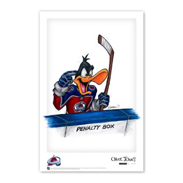 Daffy Duck Colorado Avalanche 14" x 20" Looney Tunes Limited Edition Fine Art Print - Walmart.com