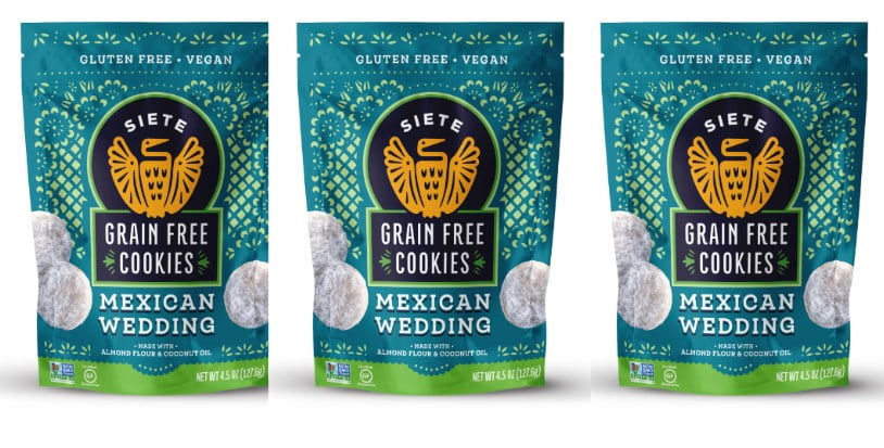 Siete Family Foods Grain Free Mexican Wedding Cookies, 4.5 oz3 PACK ...