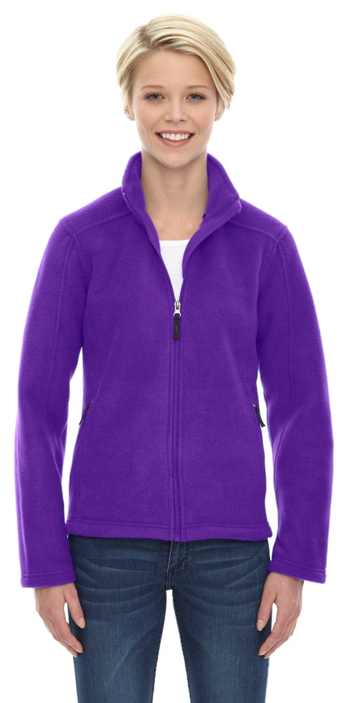 Ash City 78190 Ladies Journey Fleece Jacket -Campus Prple -Medium ...