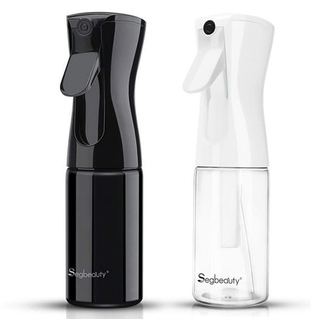 2 Pack Hair Spray Bottle, 5.4oz Continuous Fine Mist Sprayer, 160ml ...
