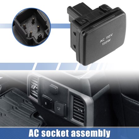 Royalbelle Car Rear Power Outlet Plug Aux Audio Interface Module BC3Z ...