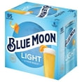 Blue Moon Light Craft Beer, 6 Pack, 12 fl oz Aluminum Cans, 4.0% ABV ...
