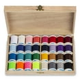 Coats & Clark Dual Duty XP Polyester Sewing Thread & Gift Box, 32-Spool ...