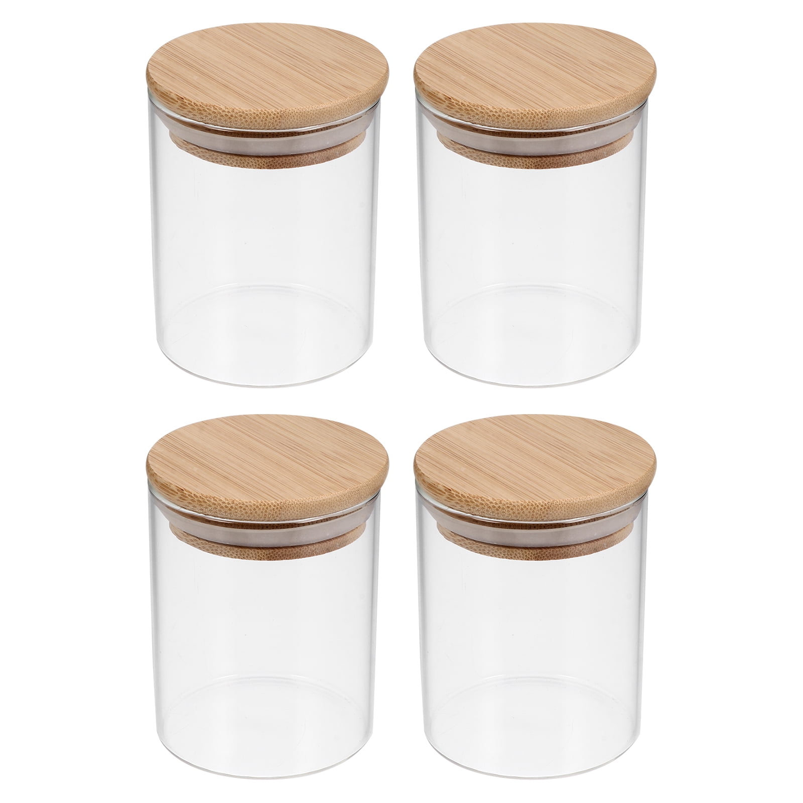 EeaseMX 4 recipientes herméticos para té y cocina, prácticos tarros de ...