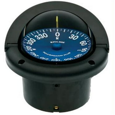 RITCHIE COMPASSES F-50 Compass, Flush Mount, 2.75" Dial, Black ...