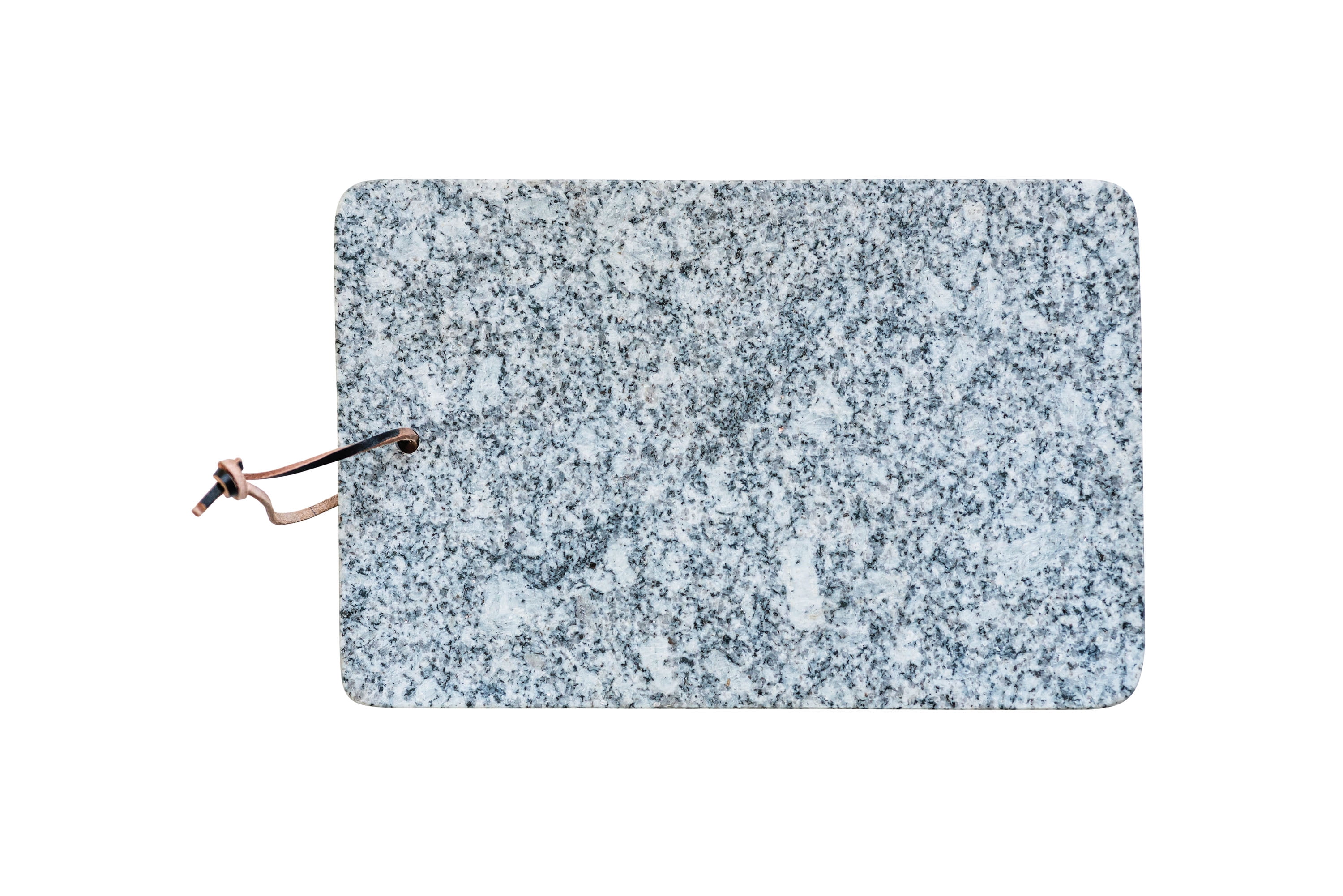 Creative Co-Op Beige Granite Cutting Board with Leather Tie - Walmart.com