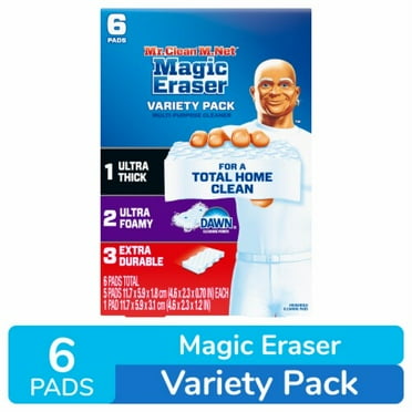 Mr. Clean Magic Eraser Kitchen, Original Scrubber with Durafoam & Dawn ...