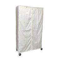 Covered Living Storage Shelving unit cover, fits racks 48"Wx24"Dx72"H ...