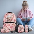 Bulopur Girls 17 Inch Backpack Set of 4 Pink Cherry Blossom Koala Print ...