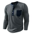 Basic Shirts for Men with Pocket Lightweight Long Sleeve Sweatshirts ...