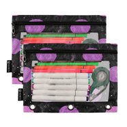 Staples Poly Binder Pockets 3-Hole Punched Assorted Colors 15/Carton ...