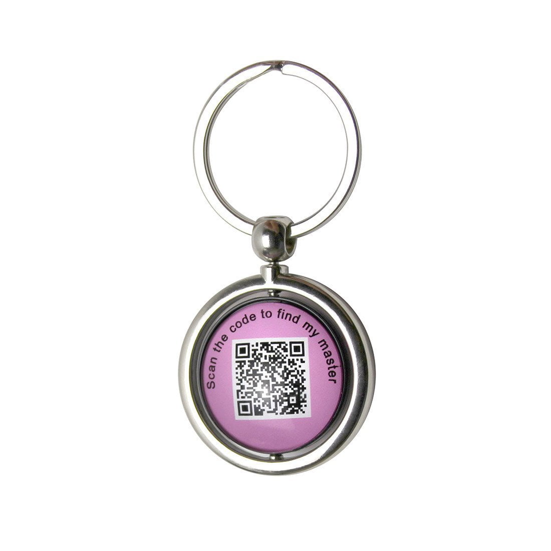 Pet ID Smart Tag Puppy Wireless Locator Keychain QR Code Rotatable ...