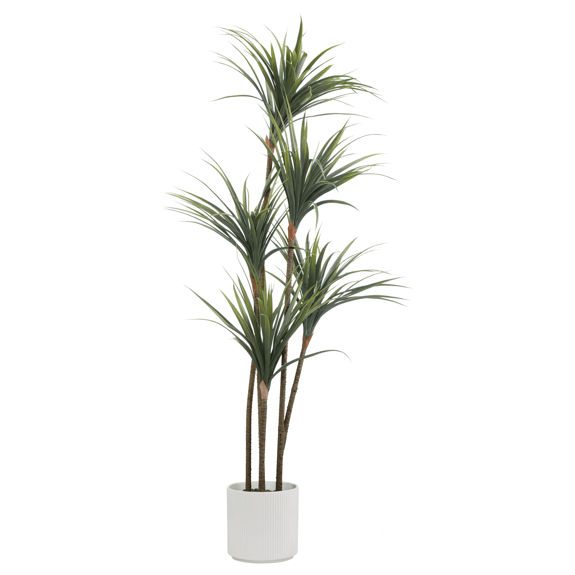 Click here for Bouclair Artificial Exotic Floor Plant In White Po... prices