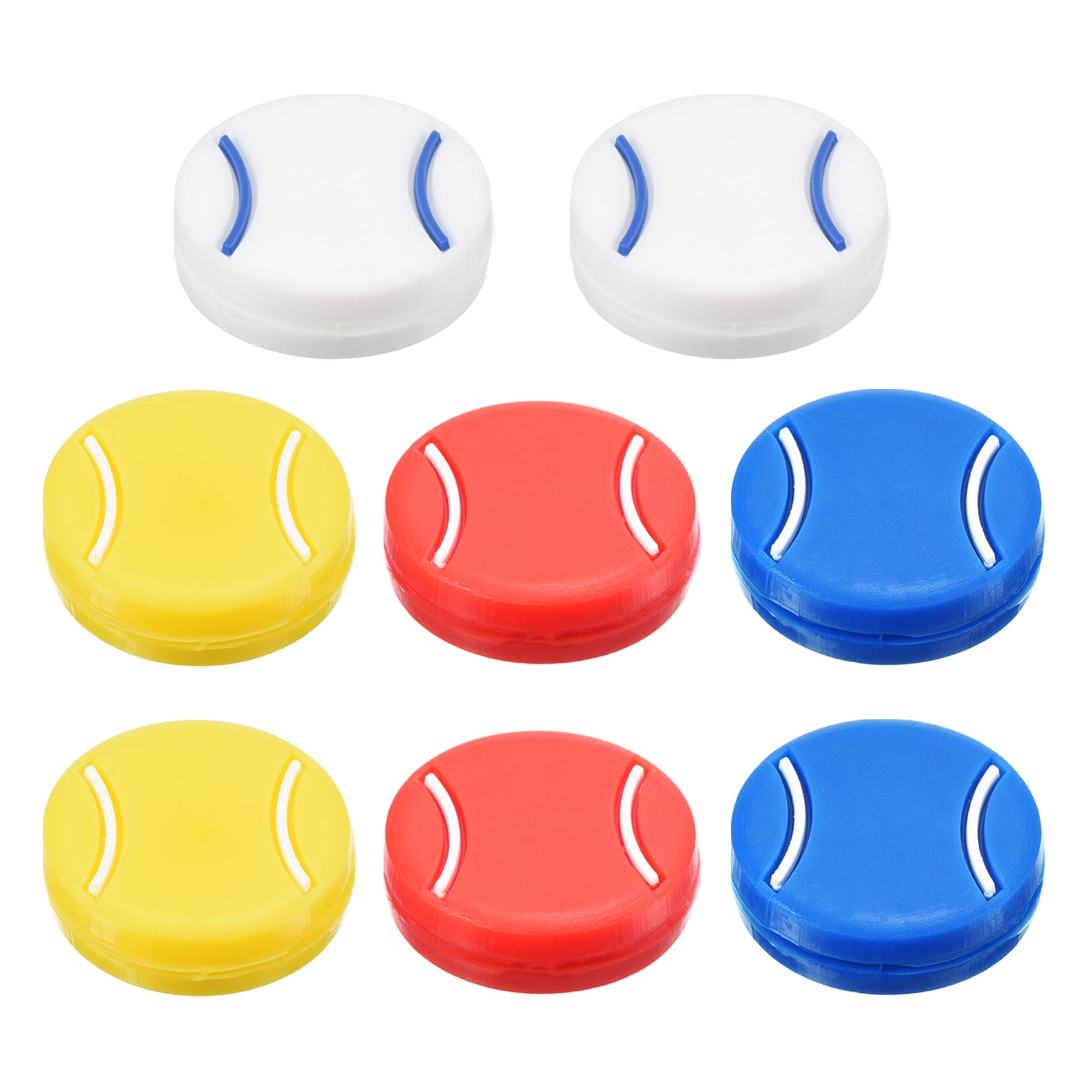 Uxcell Tennis Vibration Dampener, 8 Pack Shock Absorber, Yellow, Red ...
