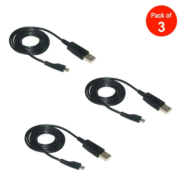 3 Pack Micro USB Data Cable, Universal Micro-USB Syncing/Charging Data ...