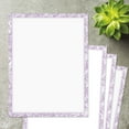 Current Purple Alluring Border Easter Letter Papers - Set of 25 ...