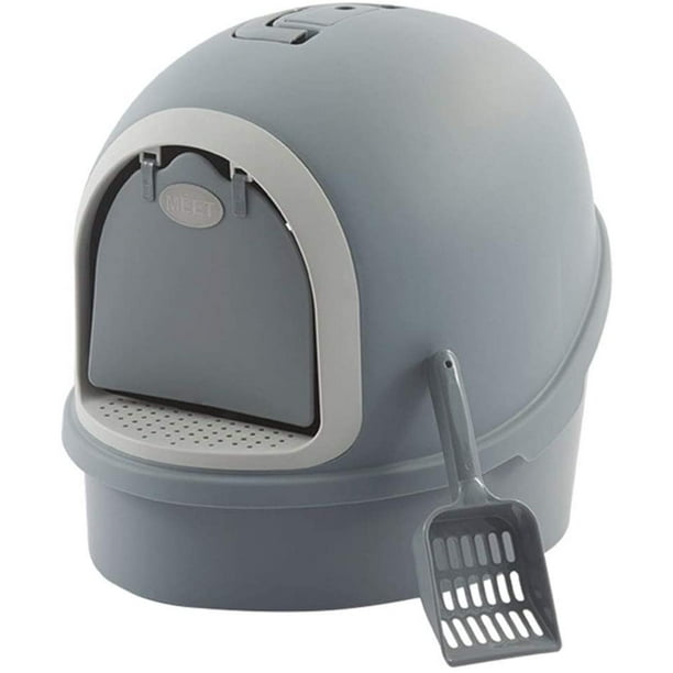 Cat Litter Boxes with Hood, Enclosed Design Cat Litter Box, Litter Box ...