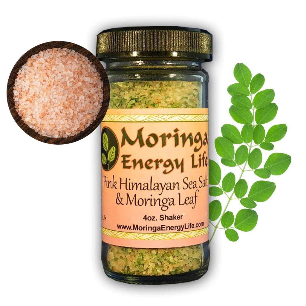 Buy MORINGA ENERGY SEA SALT - Pink Himalayan Sea Salt Shaker & Organic ...
