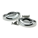 Pack of 2 Oval Metal Rope Wall Anchors for Swimming Pools and Spas ...