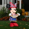 Disney's Minnie Mouse Scarecrow Airblown Inflatable Halloween Outdoor ...