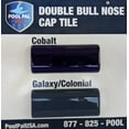 Double Bullnose Cap Tile color Galaxy (Colonial Blue) - Walmart.com
