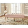 Linon Isabelle Linen Tufted Bench, Multiple Sizes and Colors - Walmart.com