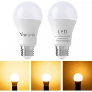 2 Pack Rechargeable Light Bulb Emergency Battery Operated Light Bulbs ...