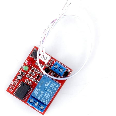 DC 5V 10A 1-Channel Self-Latching Relay Module One-Button Bistable ...