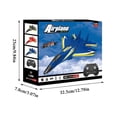 Remote Control Airplane, 2.4GHz EPP Foam RC Fighter Jet with LED Lights ...