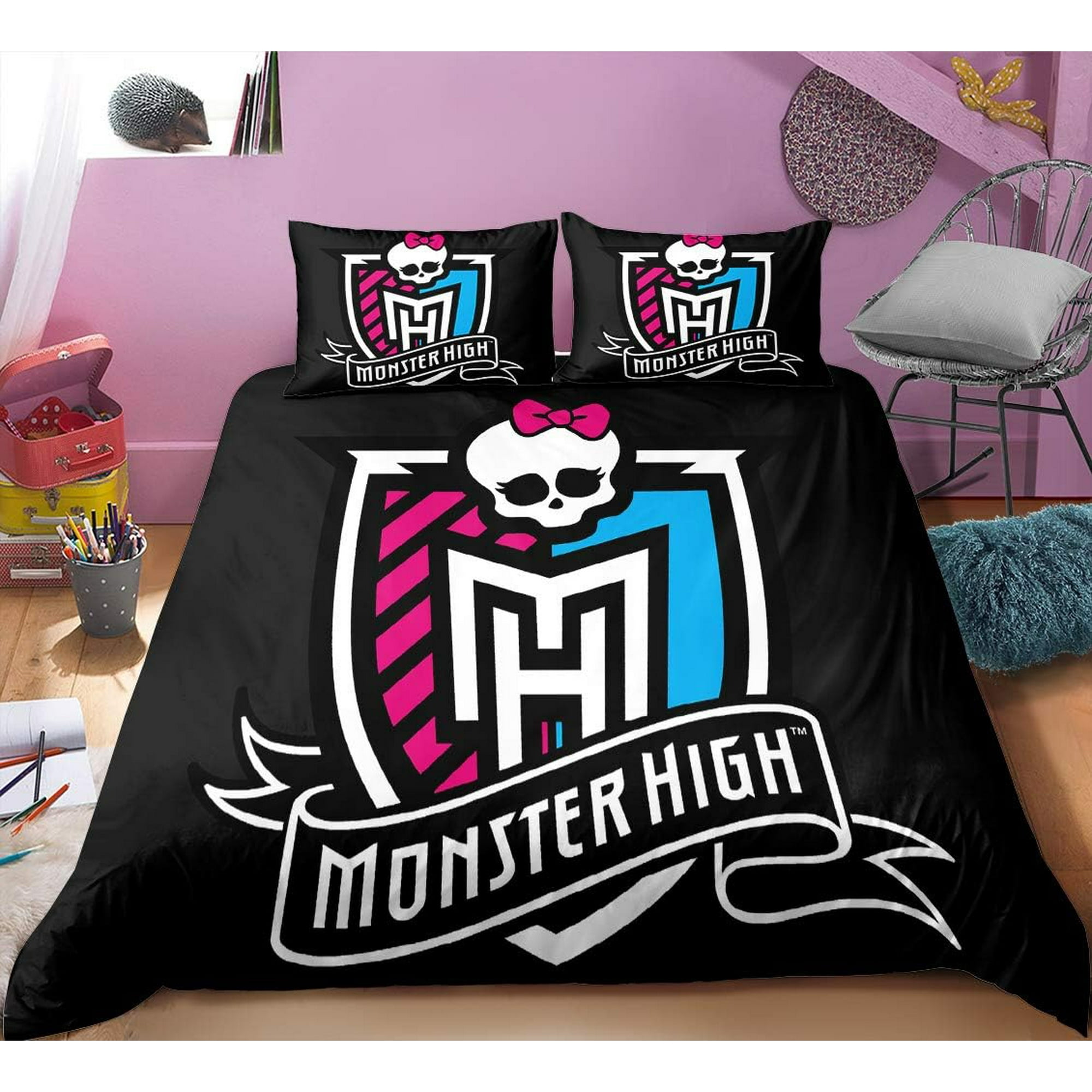 Click here for Laicaiw Monster High Bedding Duvet Cover Set Decor... prices