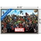 Marvel Comics - The Marvel Lineup Wall Poster, 22.375" x 34", Framed ...