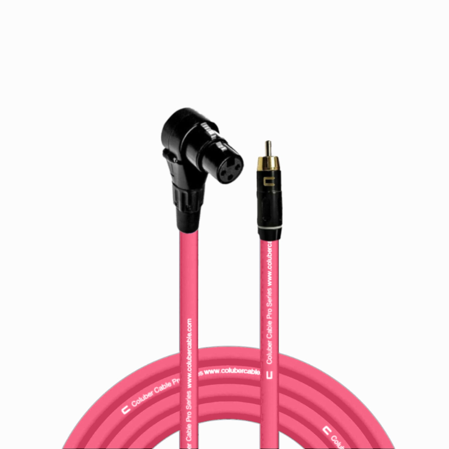 Coluber Cable Balanced Right Angle XLR Female-RCA Male 3-Pin Audio ...