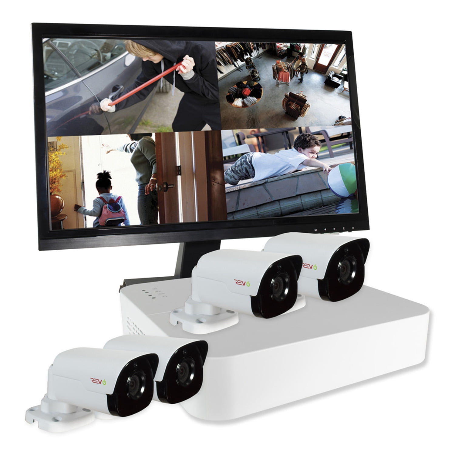 Ultra HD NVR Surveillance System with Cameras - Walmart.com