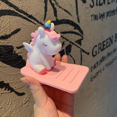 Unicorn Phone Holder Adjustable Stand Lovely Desktop Cell Phone Stand ...