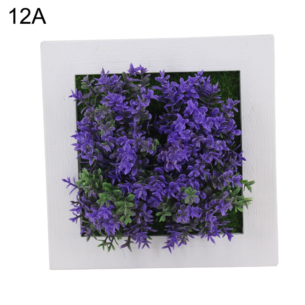 Hanging Planter Vase & Geometric Wall Decor Container, Artificial ...