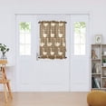 Cartoon Goose Pattern Door Curtain Sheer Privacy Light Filtering Window ...