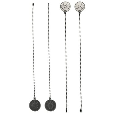 12 Pieces Ceiling Fan Pull Chain Extender Bronze Fan Chain Extension 12 ...