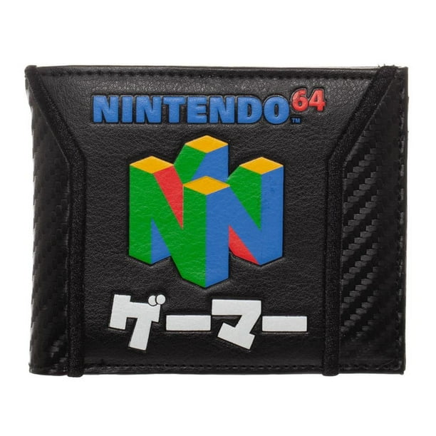 Nintendo 64 Carbon Fiber Bi-Fold Wallet - Walmart.com