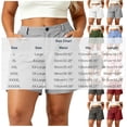 CBASIHI Womens Plus Size Shorts with Pockets- High Waist Casual Dressy ...