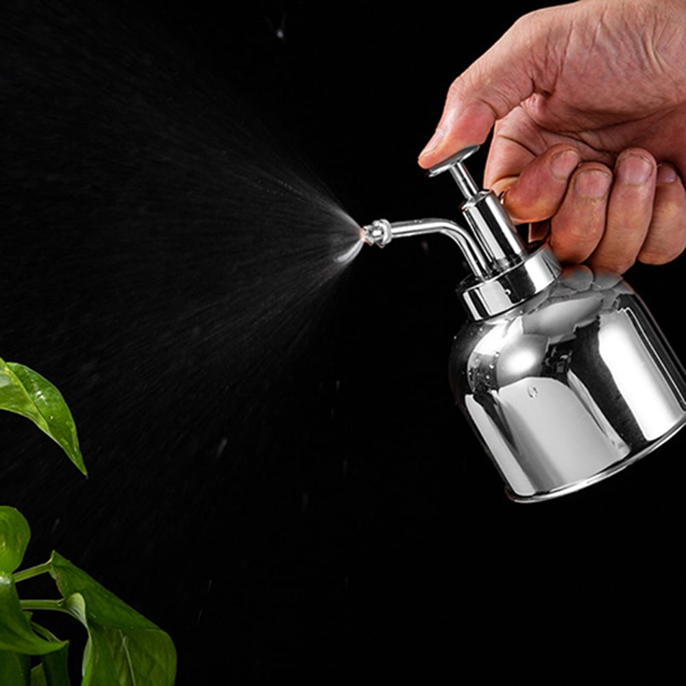 SPRING PARK Vintage Style Small Stainless Steel Watering Can Narrow ...
