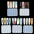 ANXPTIME Handmade Barrettes Silicone Epoxy Resin Molds Hair Pin Acrylic ...