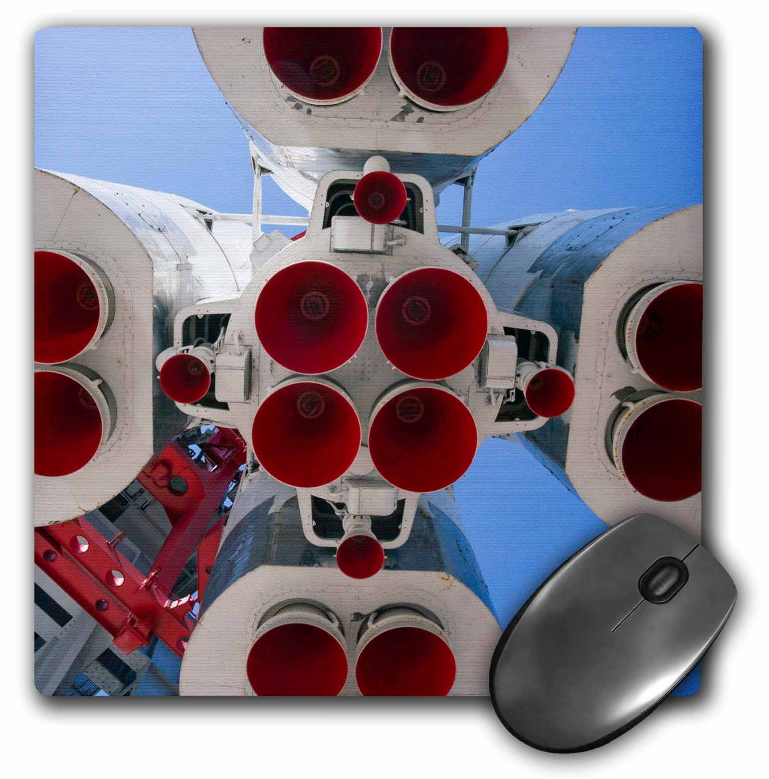 3dRose, Red nozzles of the vintage rocket, Mouse Pad - Walmart.com
