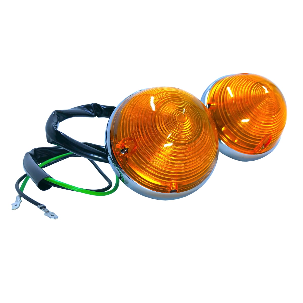 Pair of Two Amber Park Lights Assemblies for GM, GMC, 55-57 Chevy Pick ...