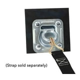 12 Pack - Recessed Plate D-Ring, 6000 lbs Capacity, Tie-Down for ...