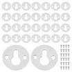 Uxcell 28 x 27mm Photo Frame Metal Self Fix Two Holes Hanger Black ...