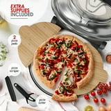 Virtu Electric Pizza Oven & Pizza Maker Machine, 12 Inch Pizza cooker ...