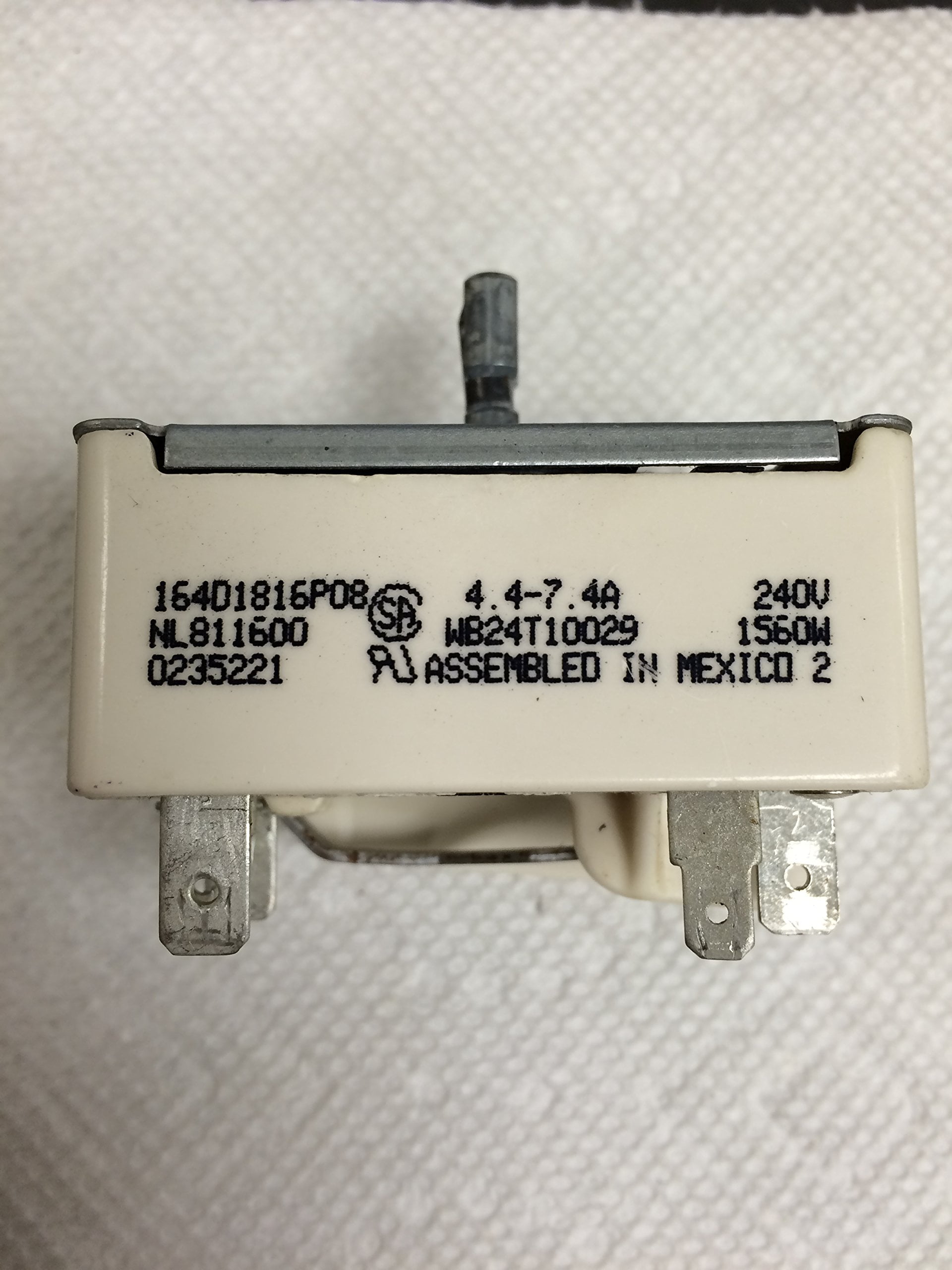 GE Range Burner Switch 164D1816P08 WB24T10029 - Walmart.com