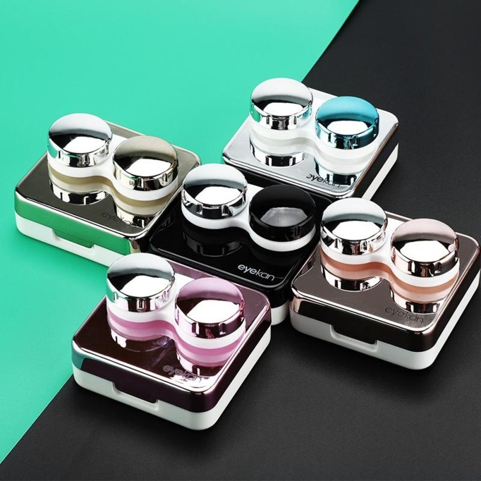 Portable Solid Storage Contact Lens Case Box Holder Container For Eye ...